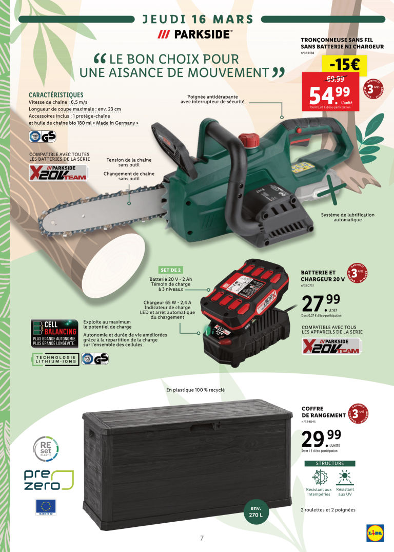 Lidl Jardinage Catalogue