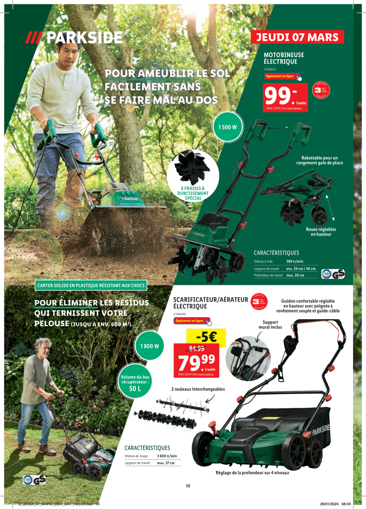 Lidl Jardinage Catalogue