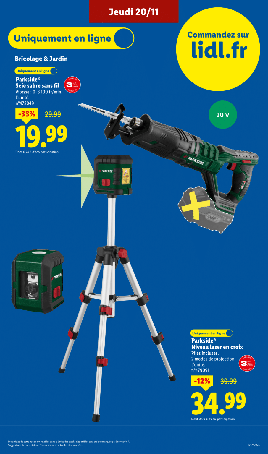 Lidl Catalogue Bricolage